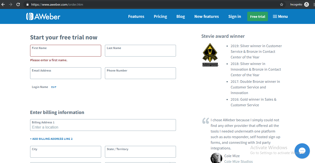 How to Add an AWeber email signup form to your WordPress website by ...